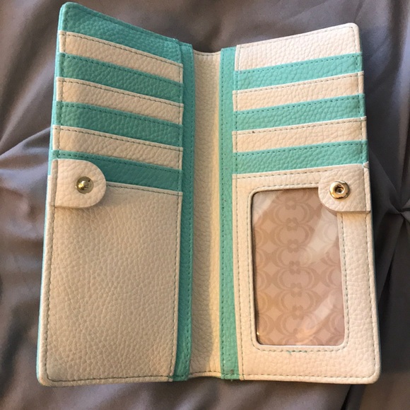 Charming Charlie | Bags | Turquoise Snap Wallet | Poshmark
